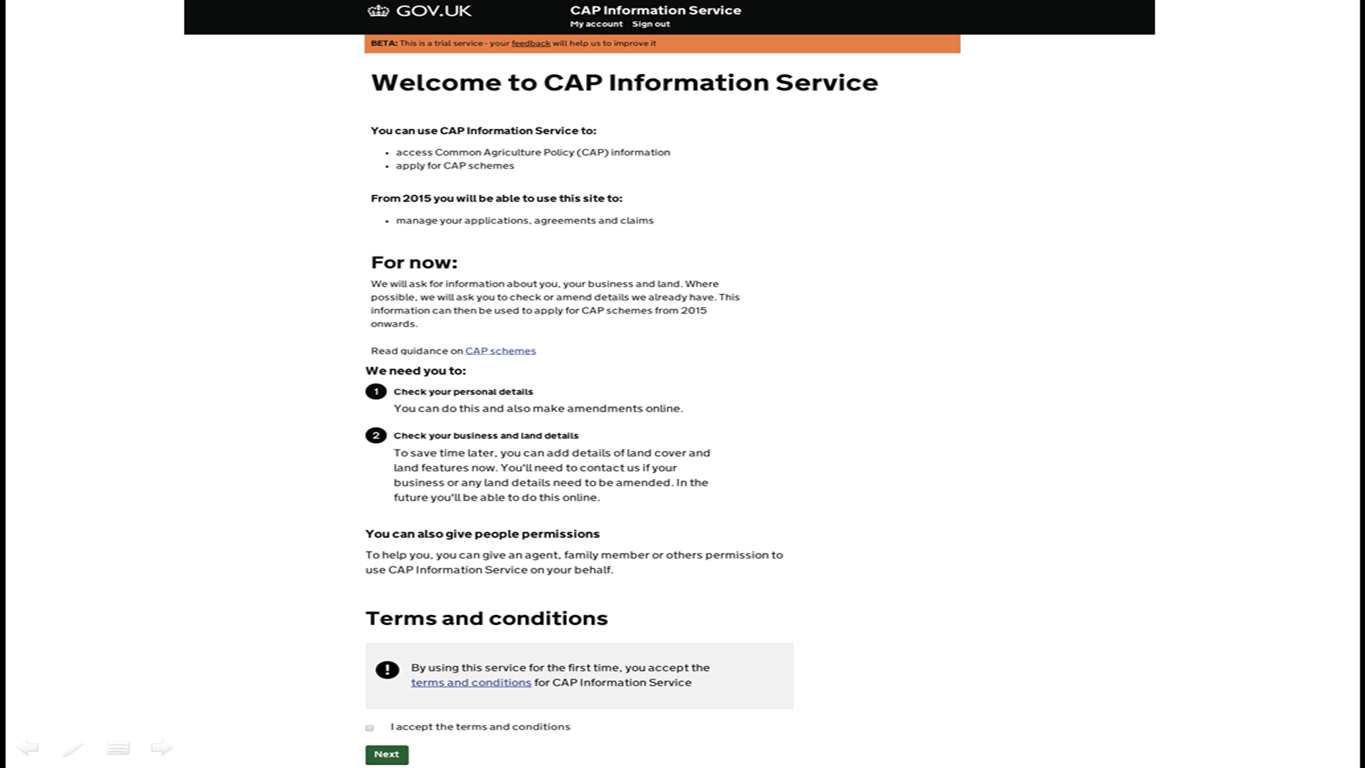The CAP Information Service – the benefits – Rural payments