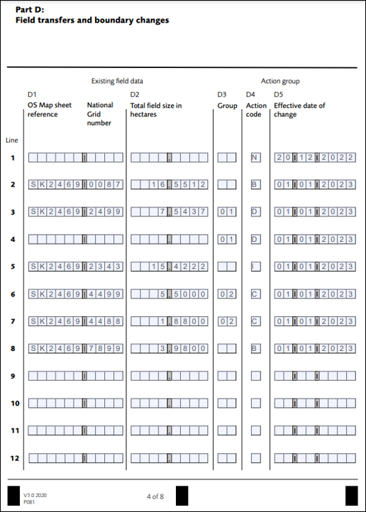 How to fill in an RLE1 form – Rural payments